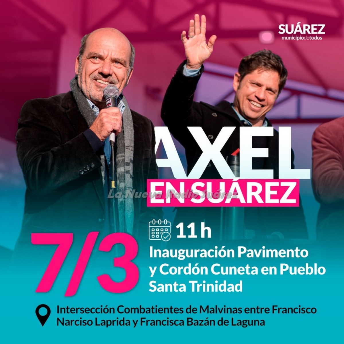 Este jueves Axel Kicillof visita Coronel Suárez