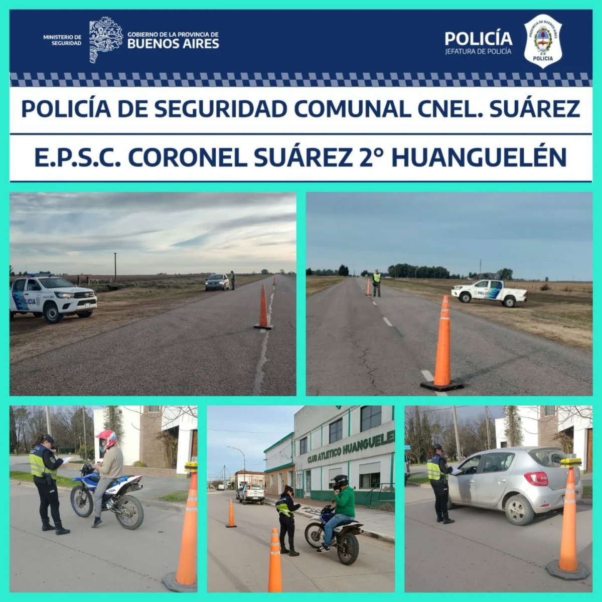 Parte de prensa estación Policía Seguridad Comunal Cnel. Suárez 2da ...