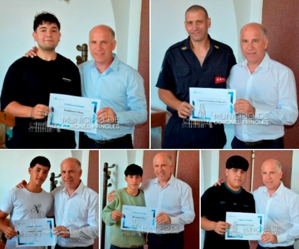 Coronel Pringles: Reconocimiento a la valentía y la solidaridad