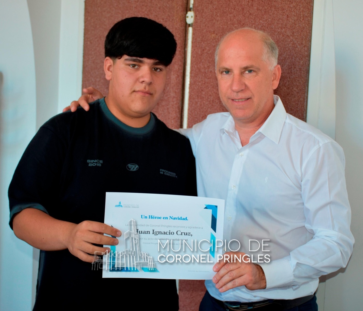 Coronel Pringles: Reconocimiento a la valentía y la solidaridad