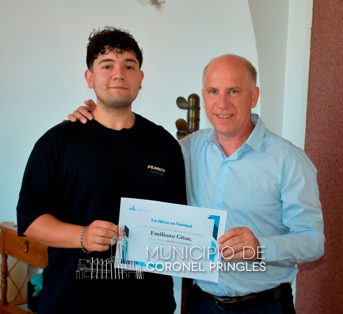 Coronel Pringles: Reconocimiento a la valentía y la solidaridad