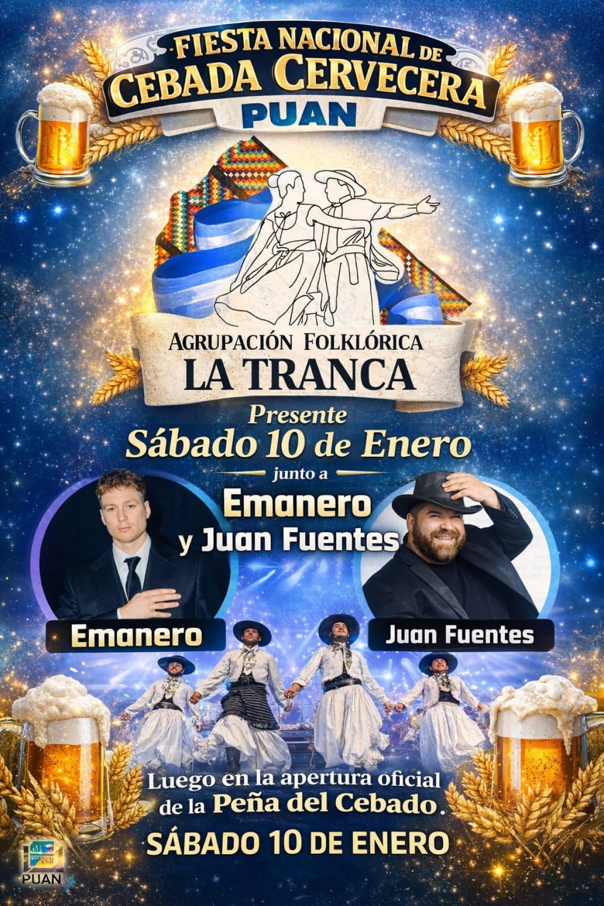 Comenzó una nueva edición de la Fiesta Nacional de la Cebada Cervecera