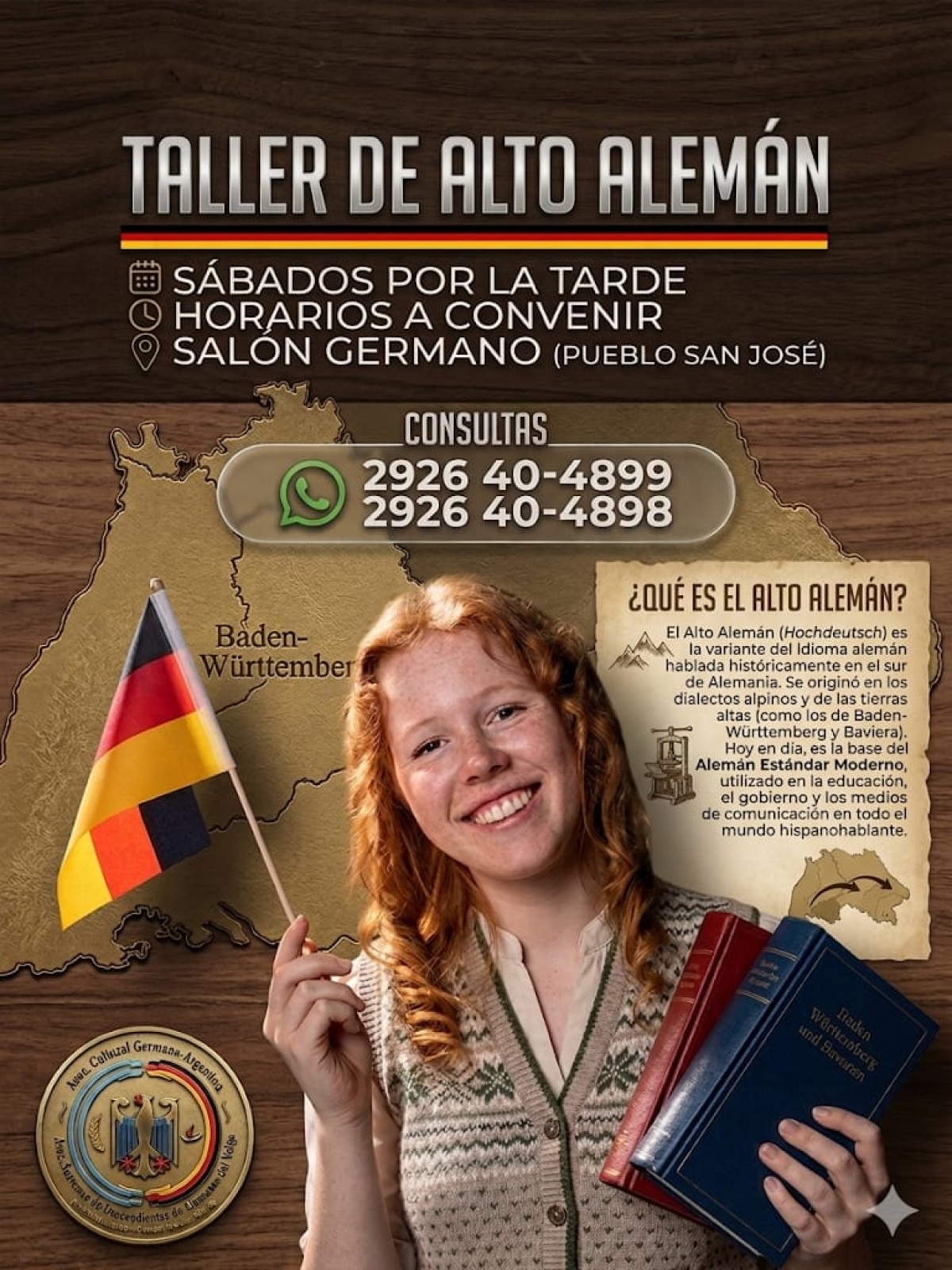 Comienzan las clases de alto alemán en el Germano, con una propuesta ...