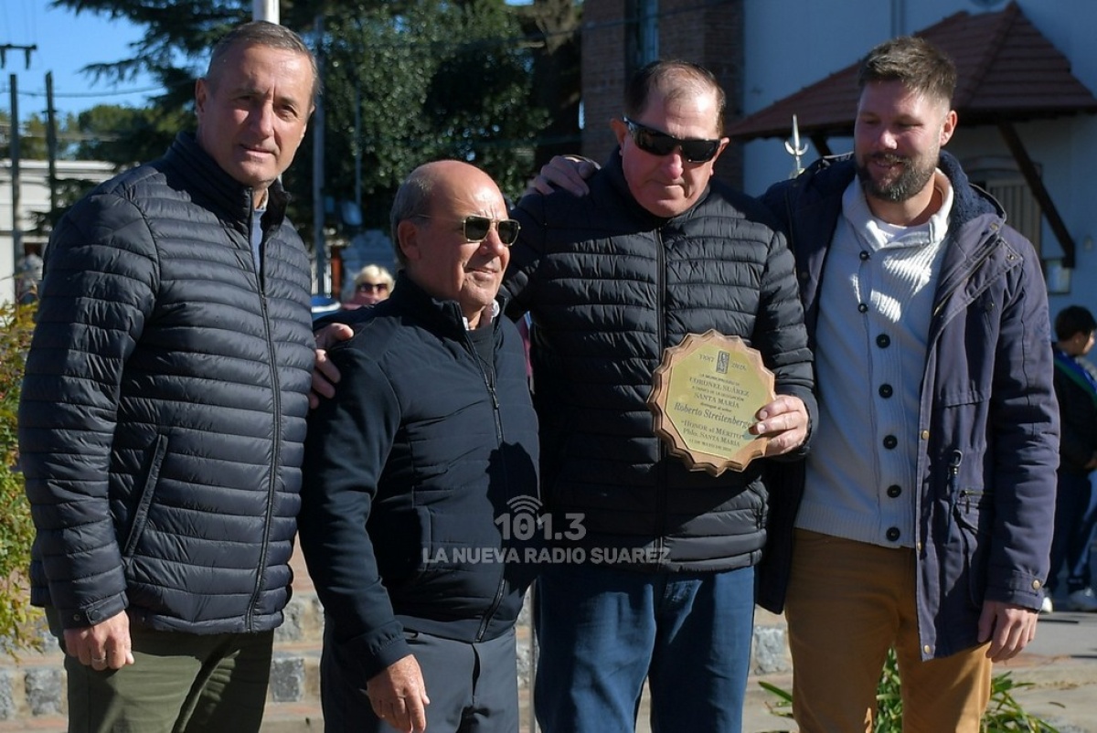 Roberto Streitenberger recibió la distinción “Santa María Honor al Mérito”
