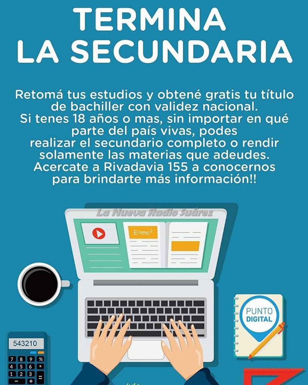 La oportunidad de terminar la escuela secundaria a través de la web.