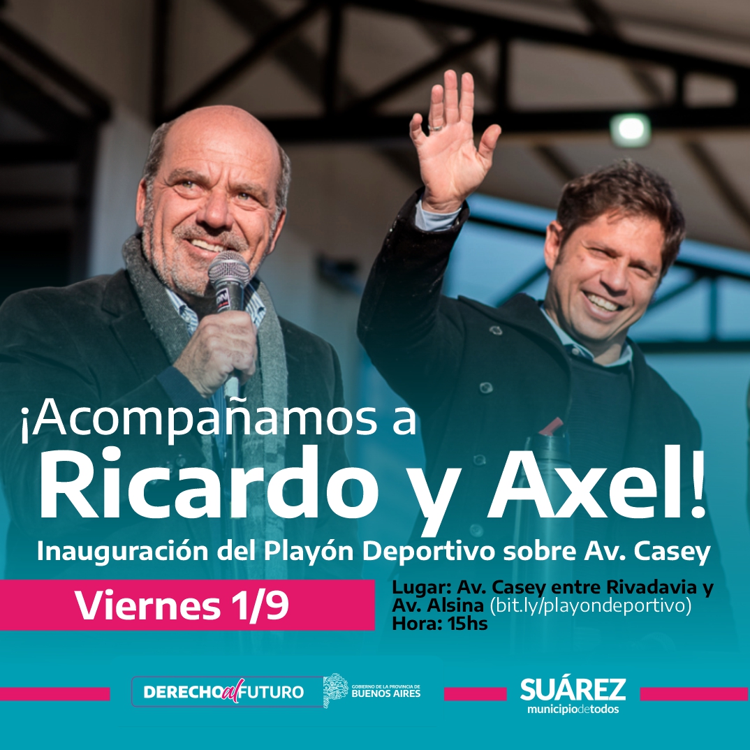 El gobernador Axel Kicillof visita hoy Coronel Suárez