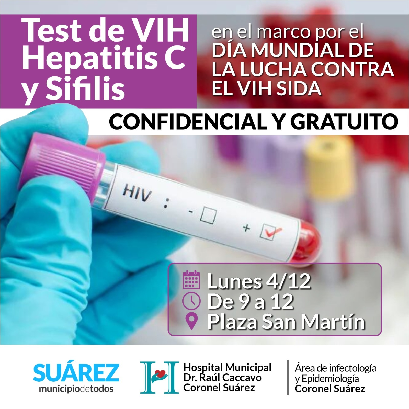 Día Mundial de la Lucha contra el Sida: habrá testeos gratuitos en la ...