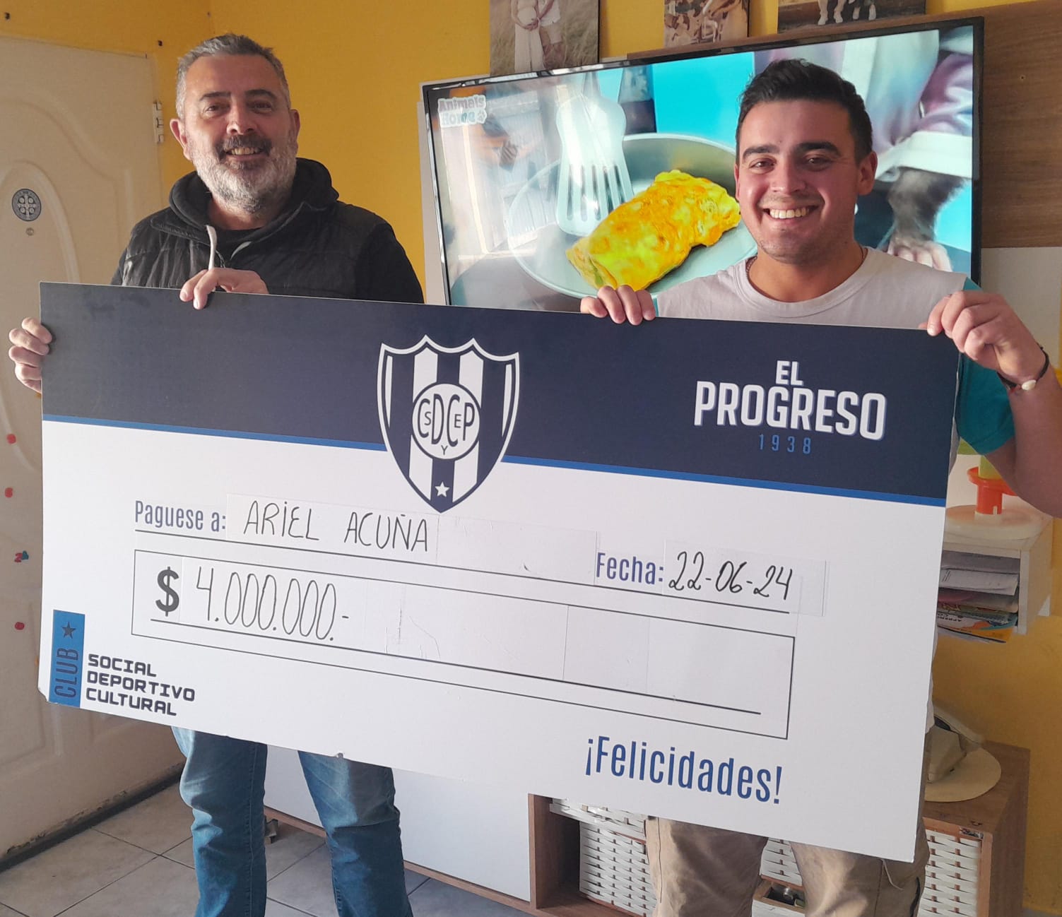 Club El Progreso entregó los premios de su Bono Especial "Pro Mejoras ...
