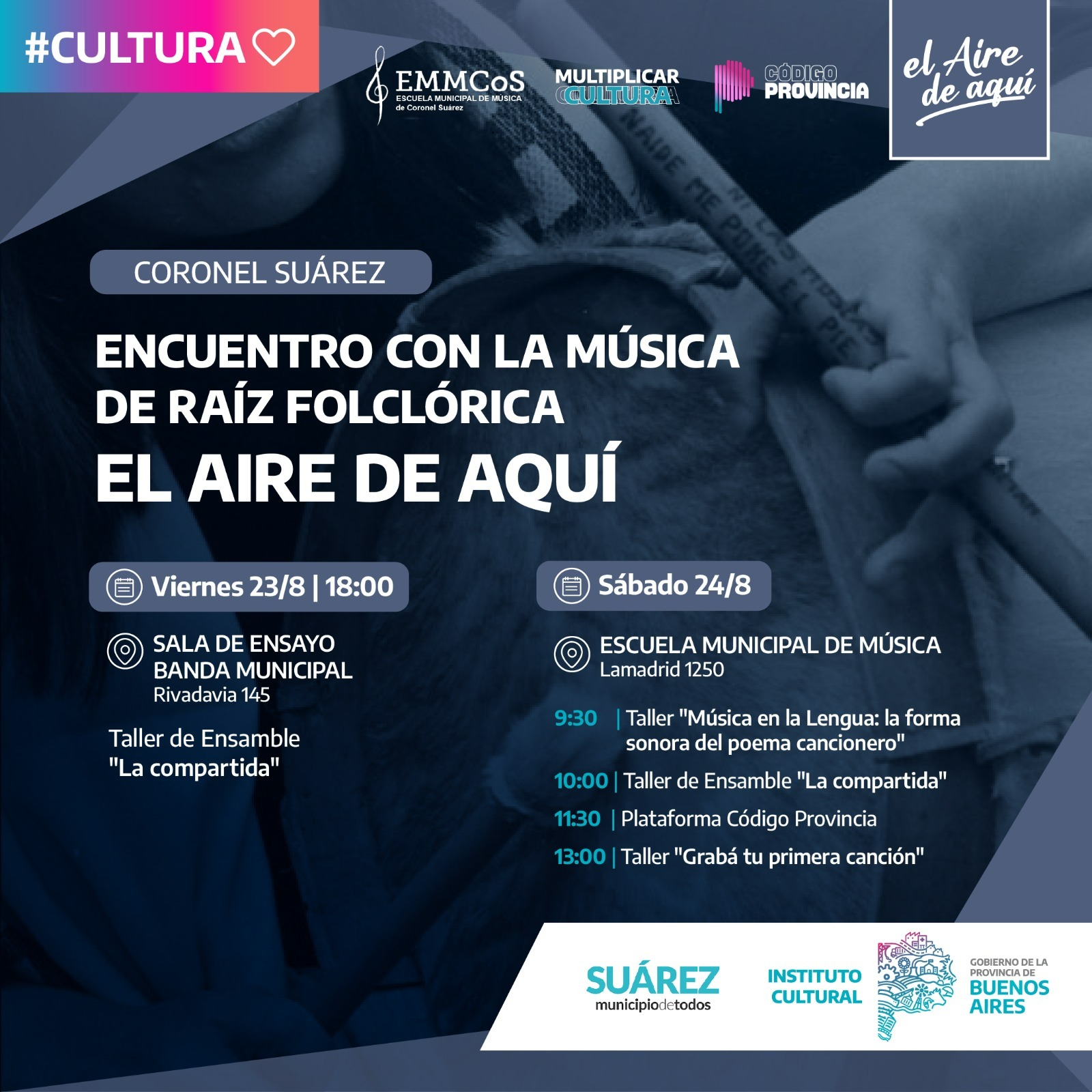 Programa El Aire de Aquí: Encuentro formativo musical en Coronel Suárez