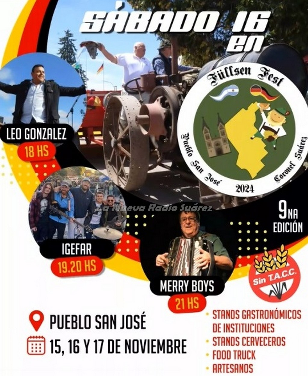 Ya llega la Füllsen Fest: está prevista para el 15, 16 y 17 de noviembre