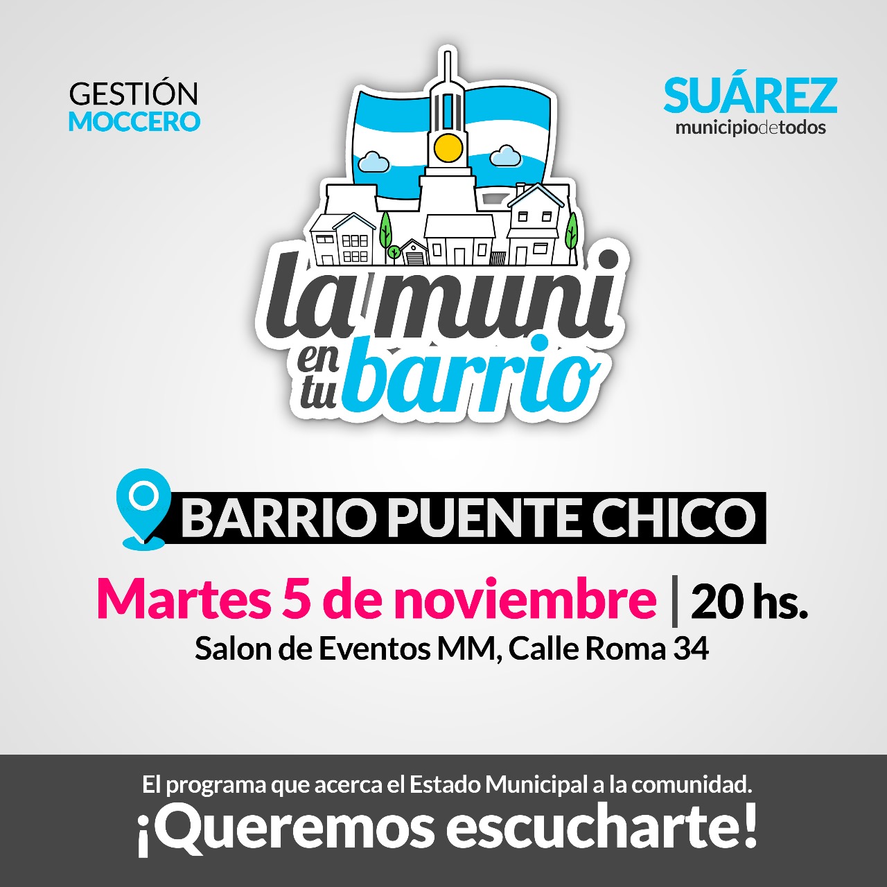 "La Muni en barrio Puente Chico"