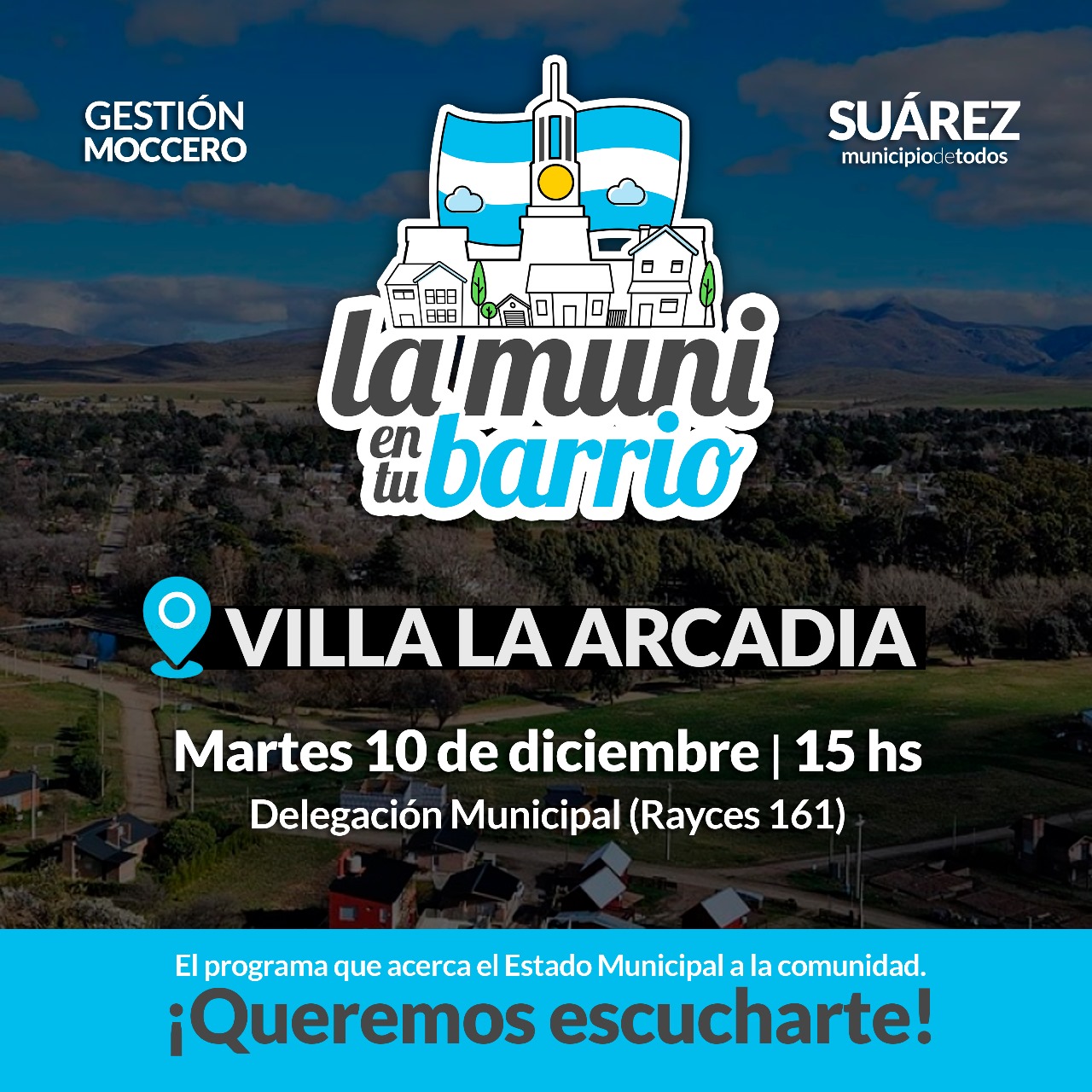 "La Muni en tu Barrio" en Villa La Arcadia