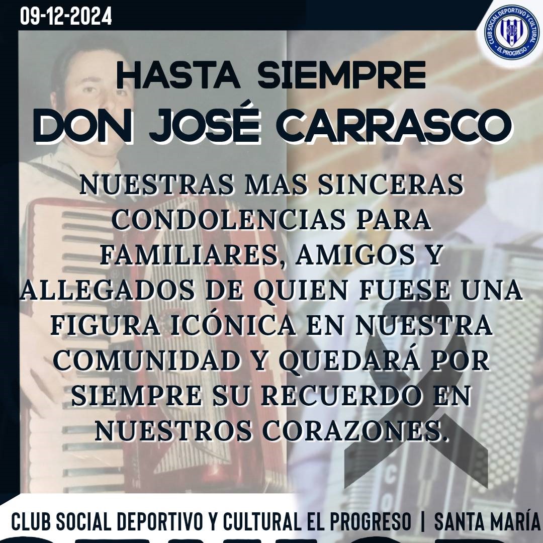 Falleció en San Miguel Arcángel el querido musico José Carrasco