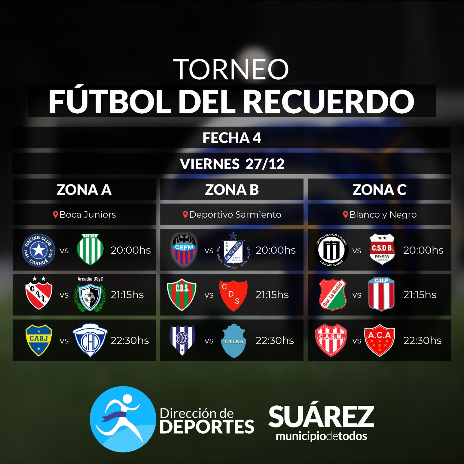 Pasó la tercera fecha del Torneo Fútbol del Recuerdo