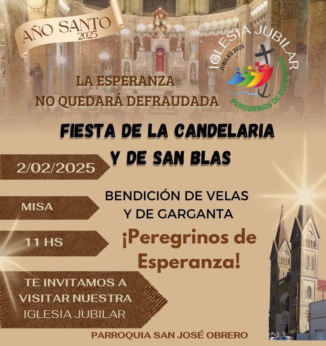 Fiesta de la Candelaria y de San Blas: “Dios actúa siempre y si uno le ...