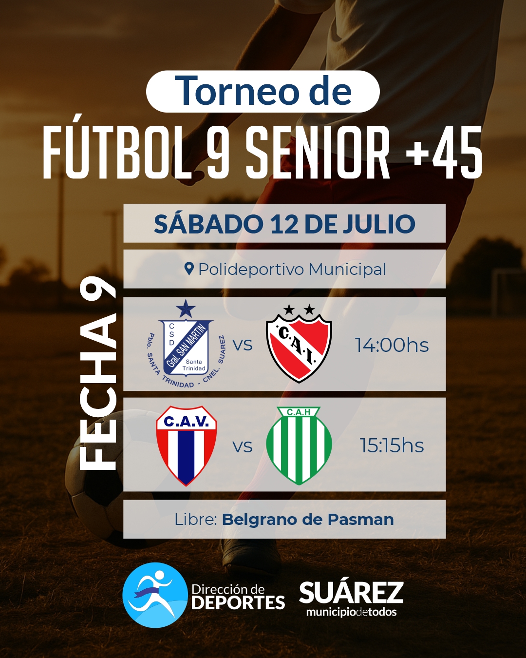 Fútbol Senior: resultados y próxima fecha