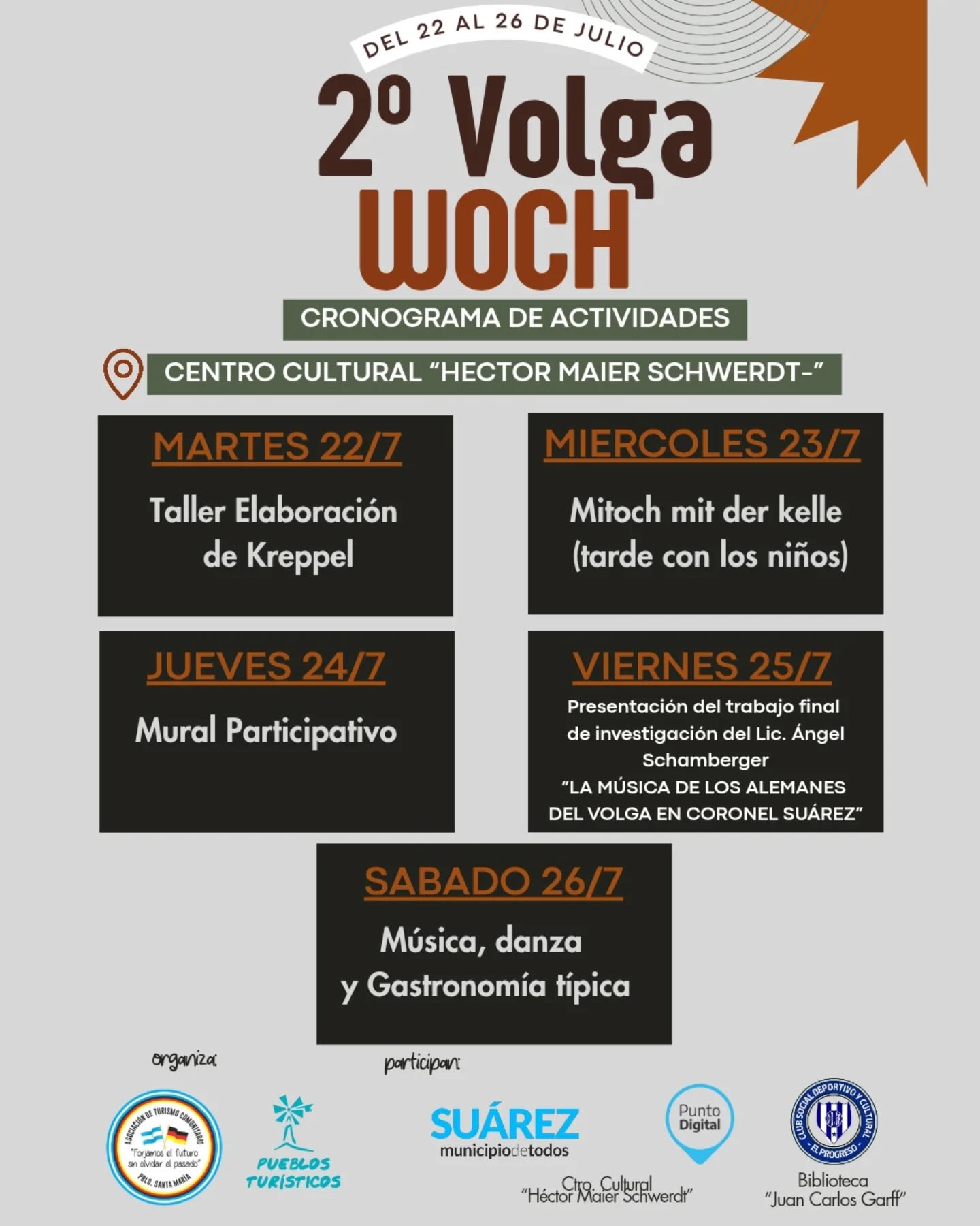 Santa María se prepara para vivir la segunda edición de la Volga Woch ...