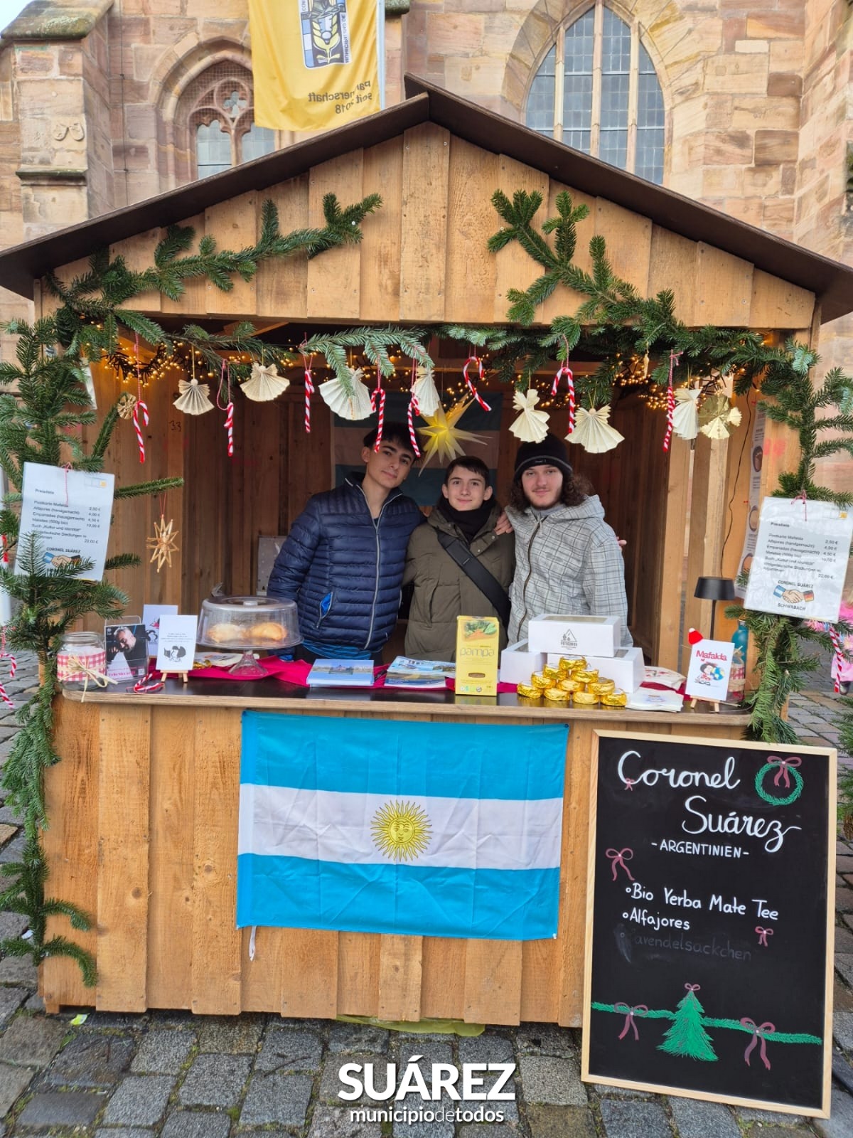 Coronel Suárez, presente en el Mercado Navideño de Schwabach (Alemania)