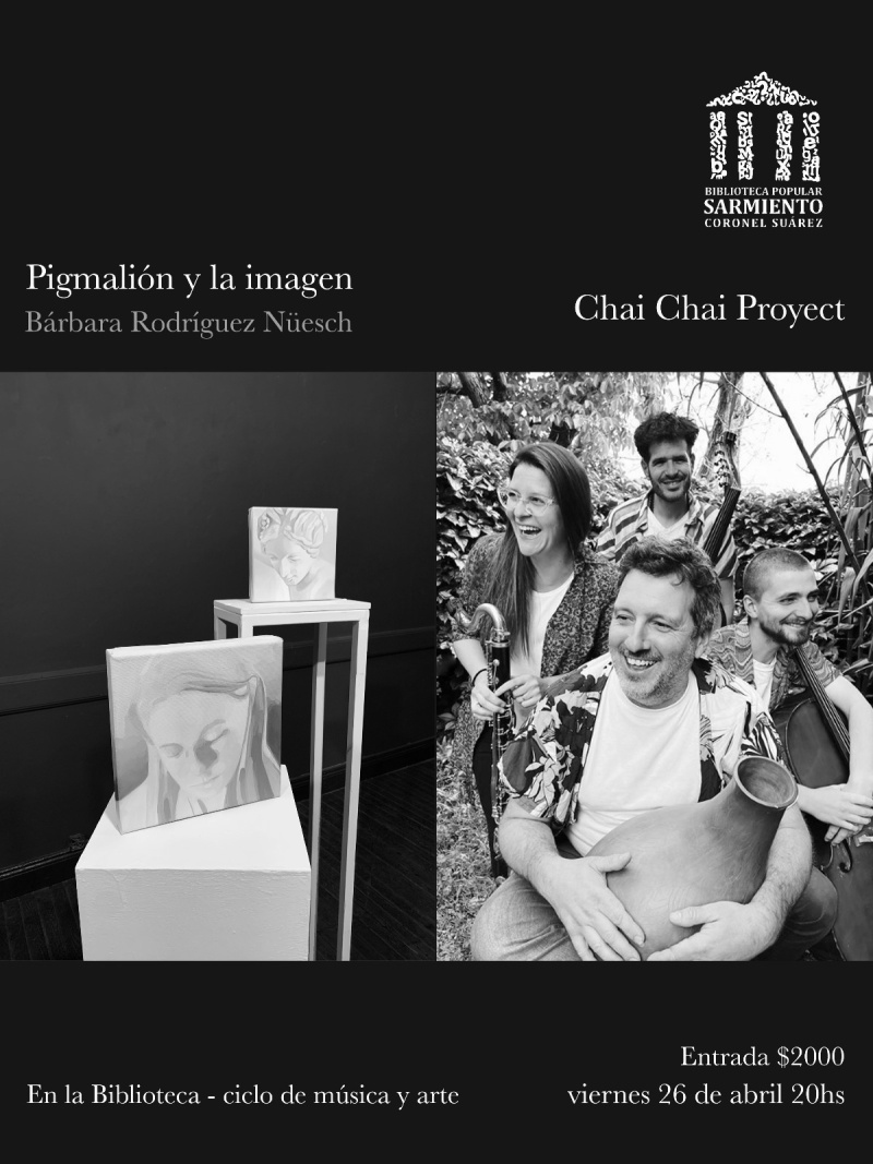 Música y Arte en la Biblioteca Sarmiento este viernes 26: Chai Chai y ...