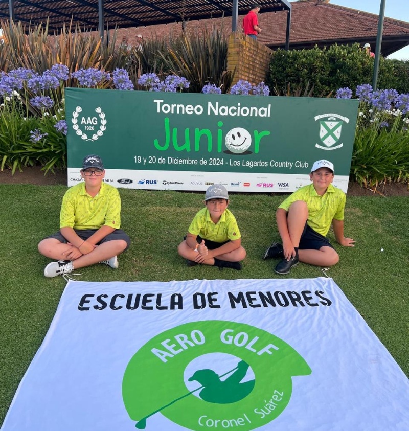 Representantes del Aero Golf se destacaron en el Nacional de Menores de ...