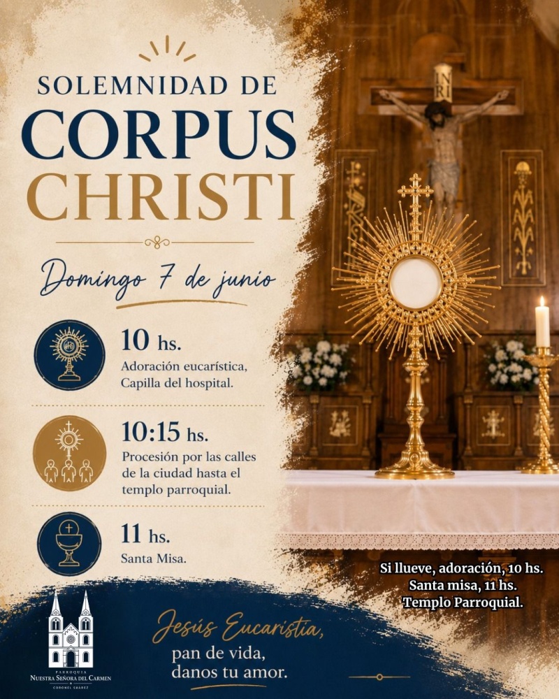 Solemnidad de Corpus Christi: Jesús camina con nosotros